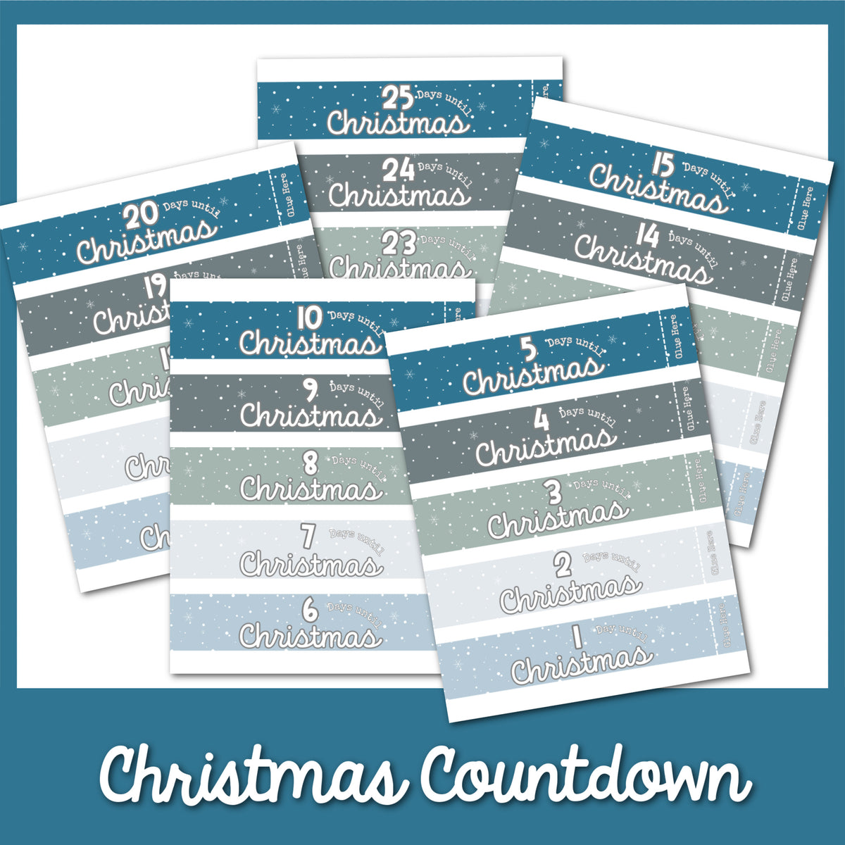 Christmas countdown Chain – MicheleTripple