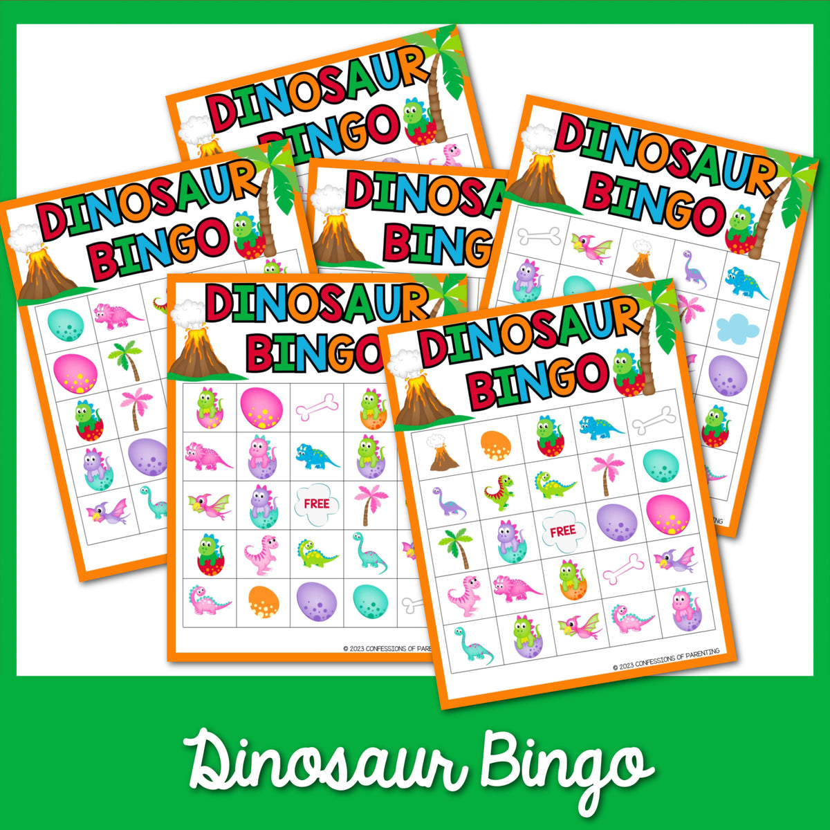Dinosaur Bingo – MicheleTripple