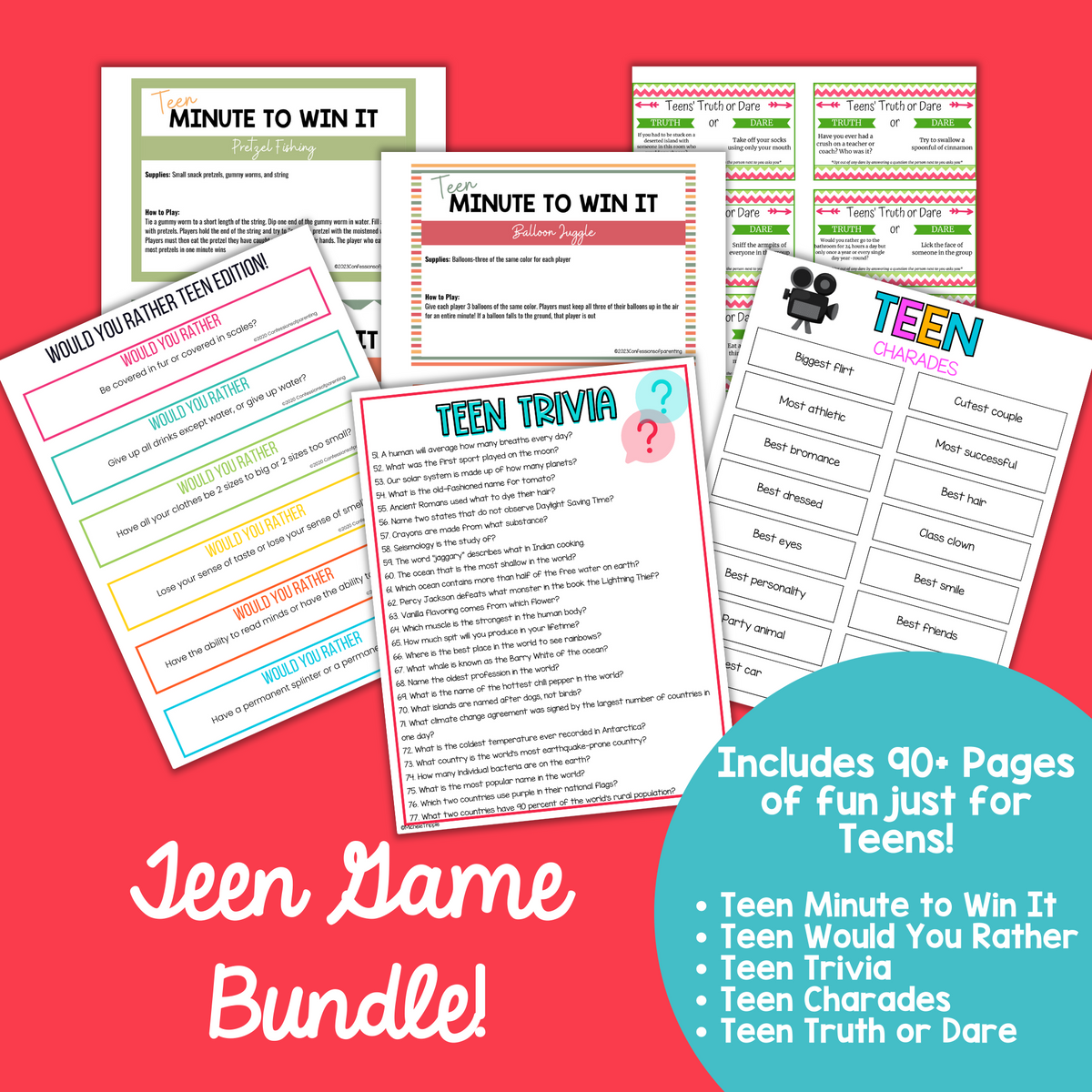Teen Game Bundle – MicheleTripple