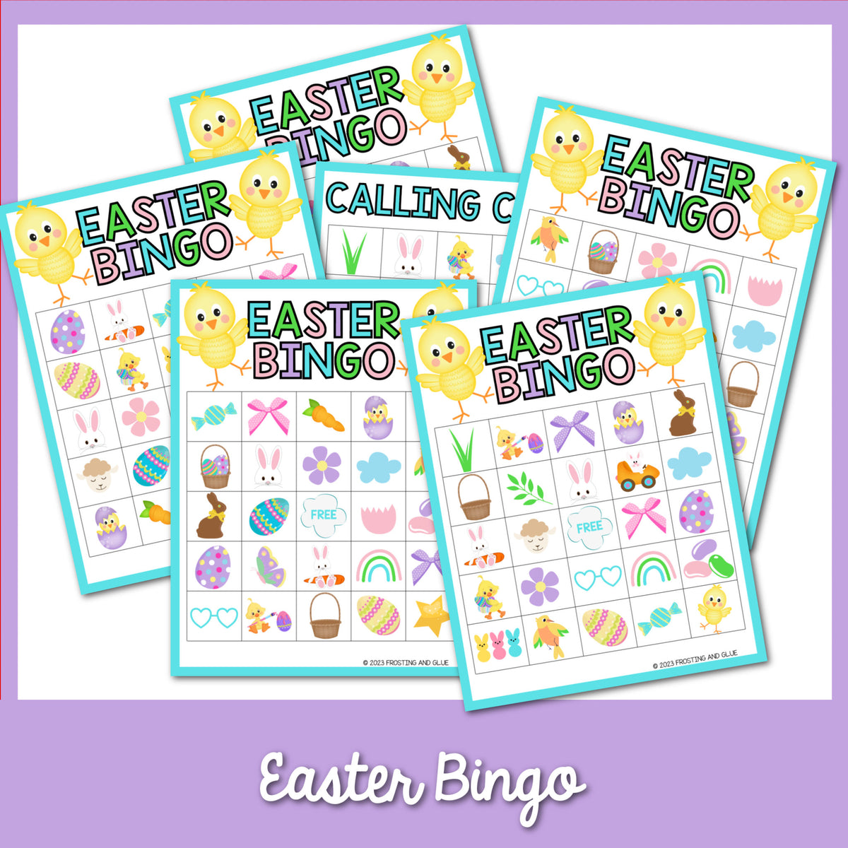 Easter Bingo Game Cards – MicheleTripple