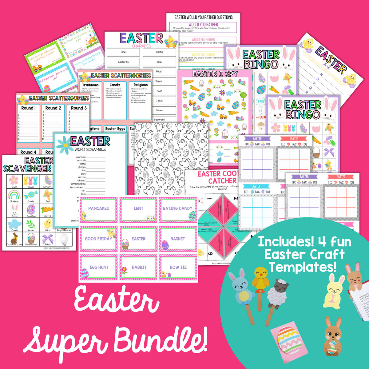 Easter Activity Mega Bundle – MicheleTripple