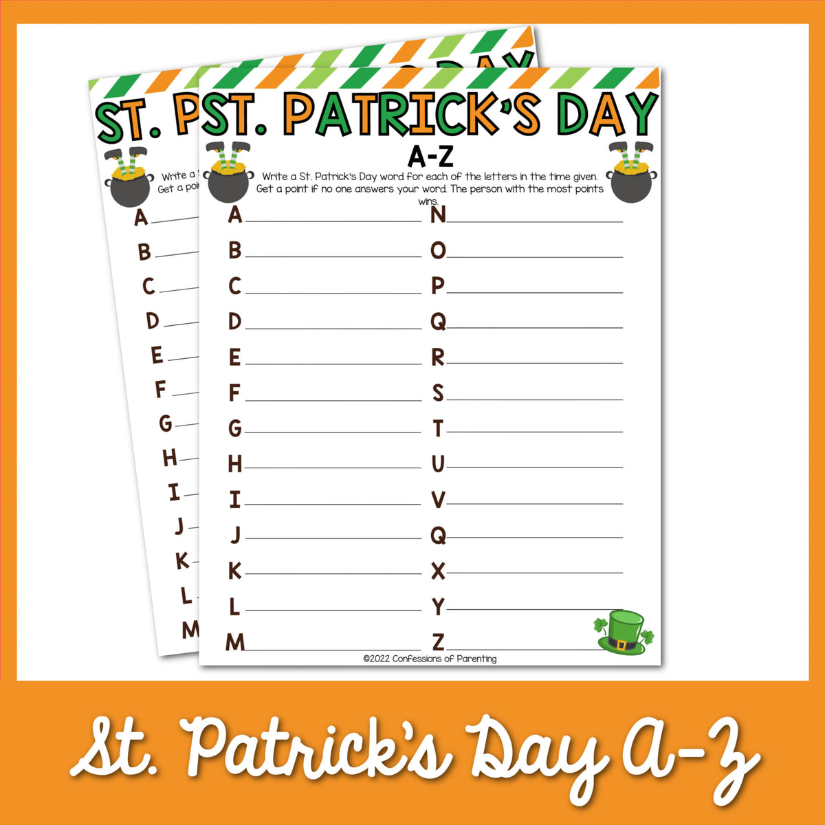 St. Patrick's A-Z – MicheleTripple