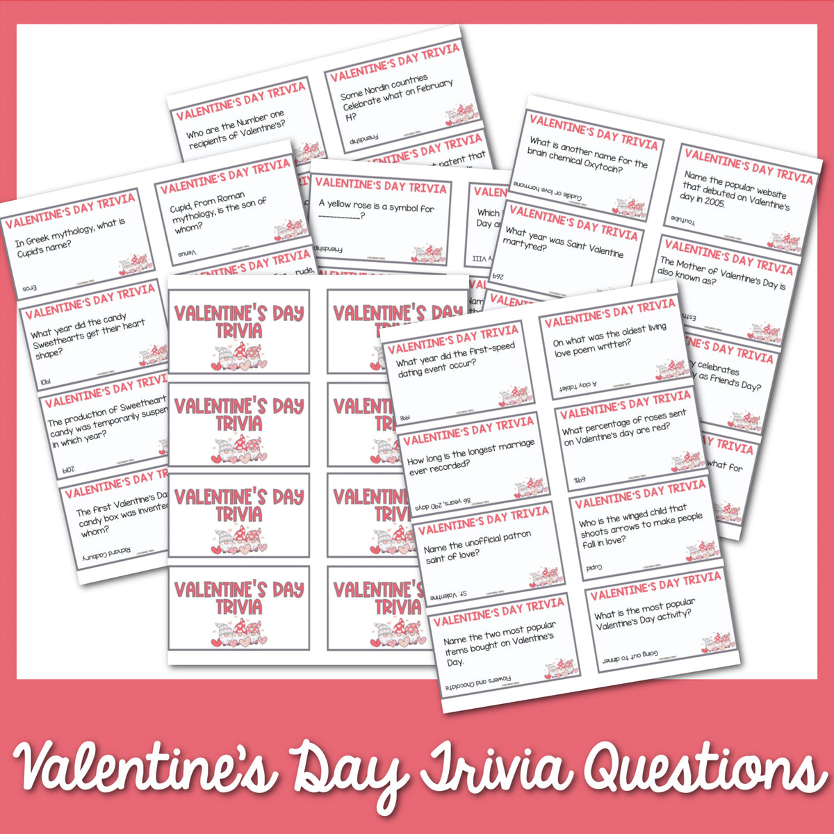 Valentine's Day Trivia Cards – MicheleTripple