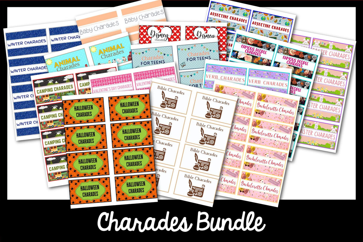 497+ Pages Mega Bundle Charades Fun Activity – MicheleTripple