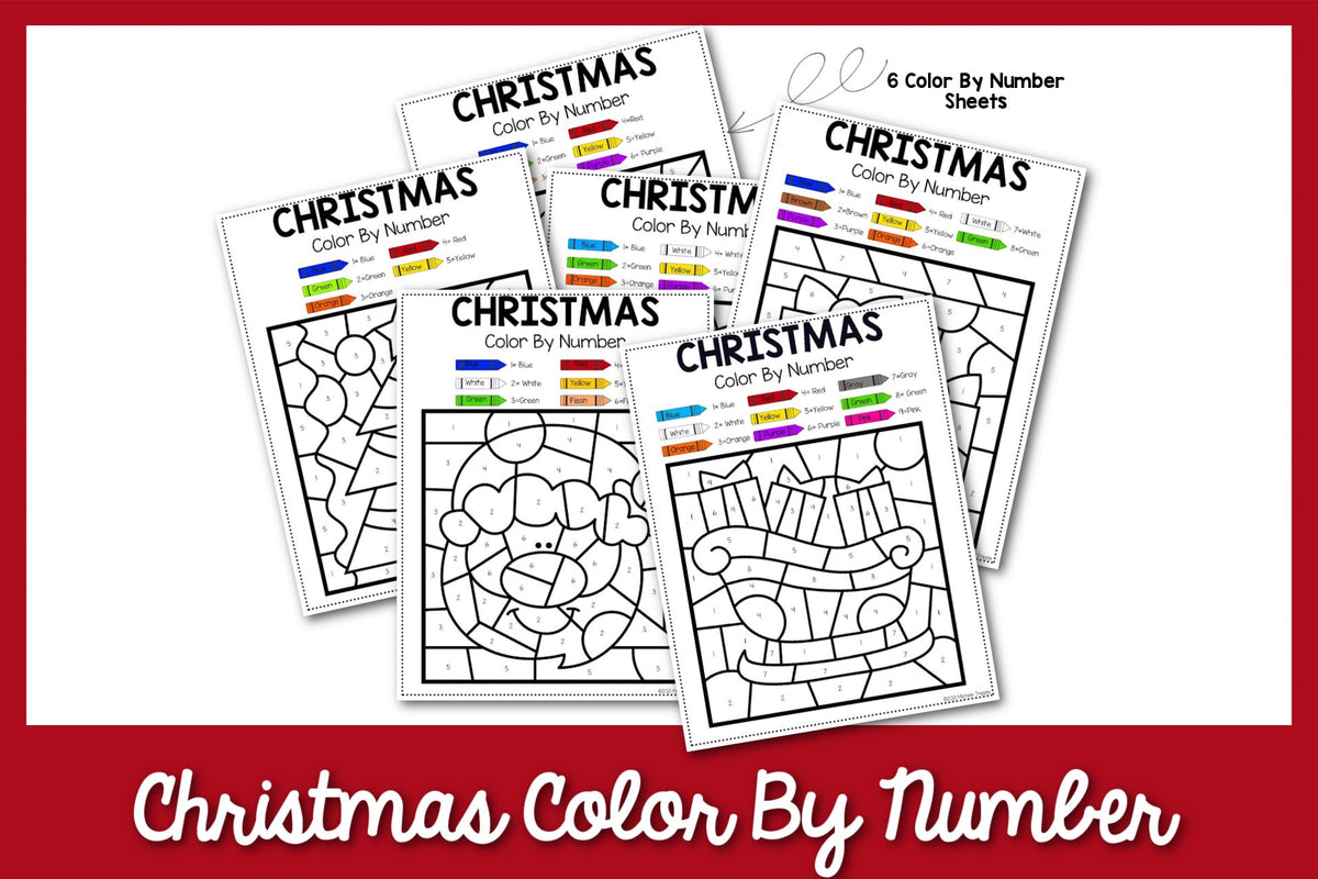 Christmas Color By Number – MicheleTripple