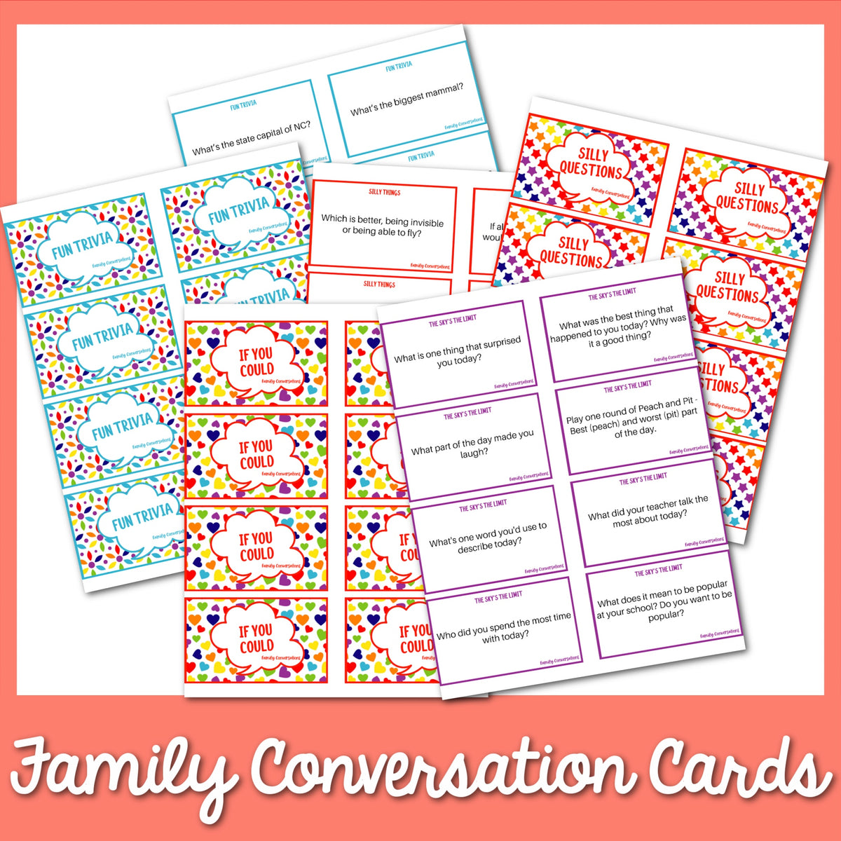 Family Conversation Cards – MicheleTripple