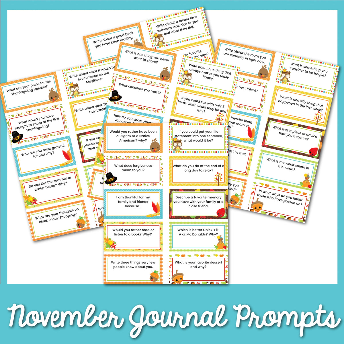 50 November Journal Prompts – MicheleTripple