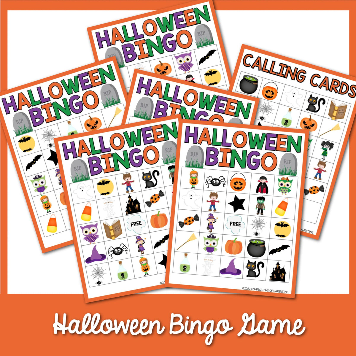 Halloween Bingo Cards – MicheleTripple