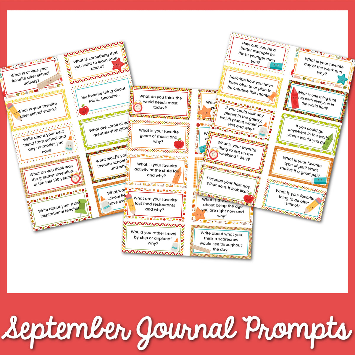 September Writing Prompts – MicheleTripple