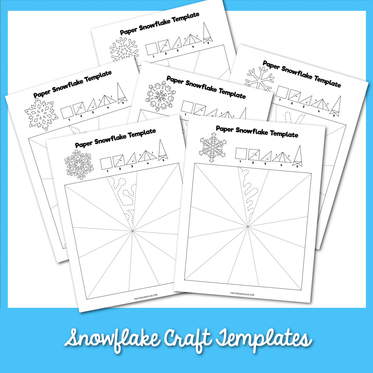 Snowflake Craft Templates – MicheleTripple