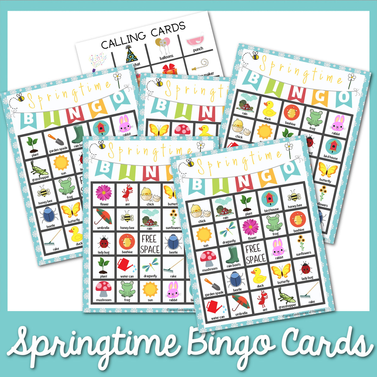 Springtime Bingo Cards – MicheleTripple