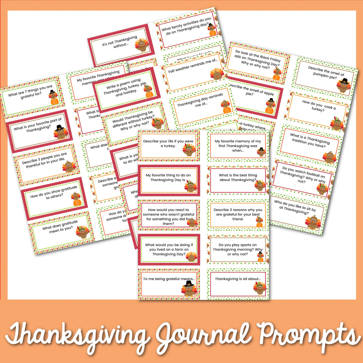Thanksgiving Journal Prompts for Kids – MicheleTripple