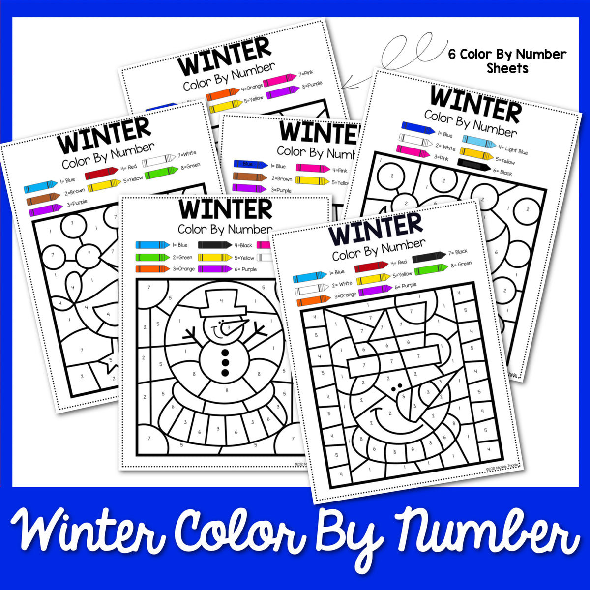 Color By Number Bundle – MicheleTripple