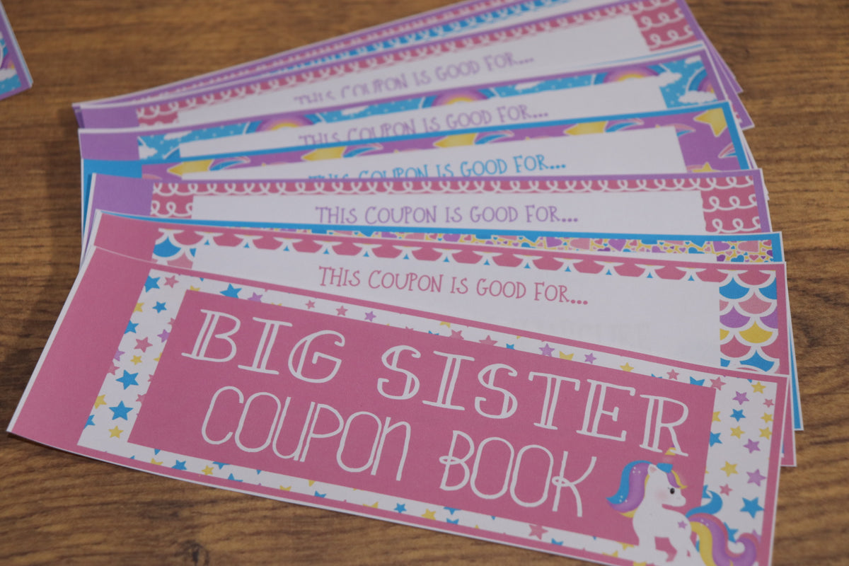 Big Sister Coupon Book – MicheleTripple