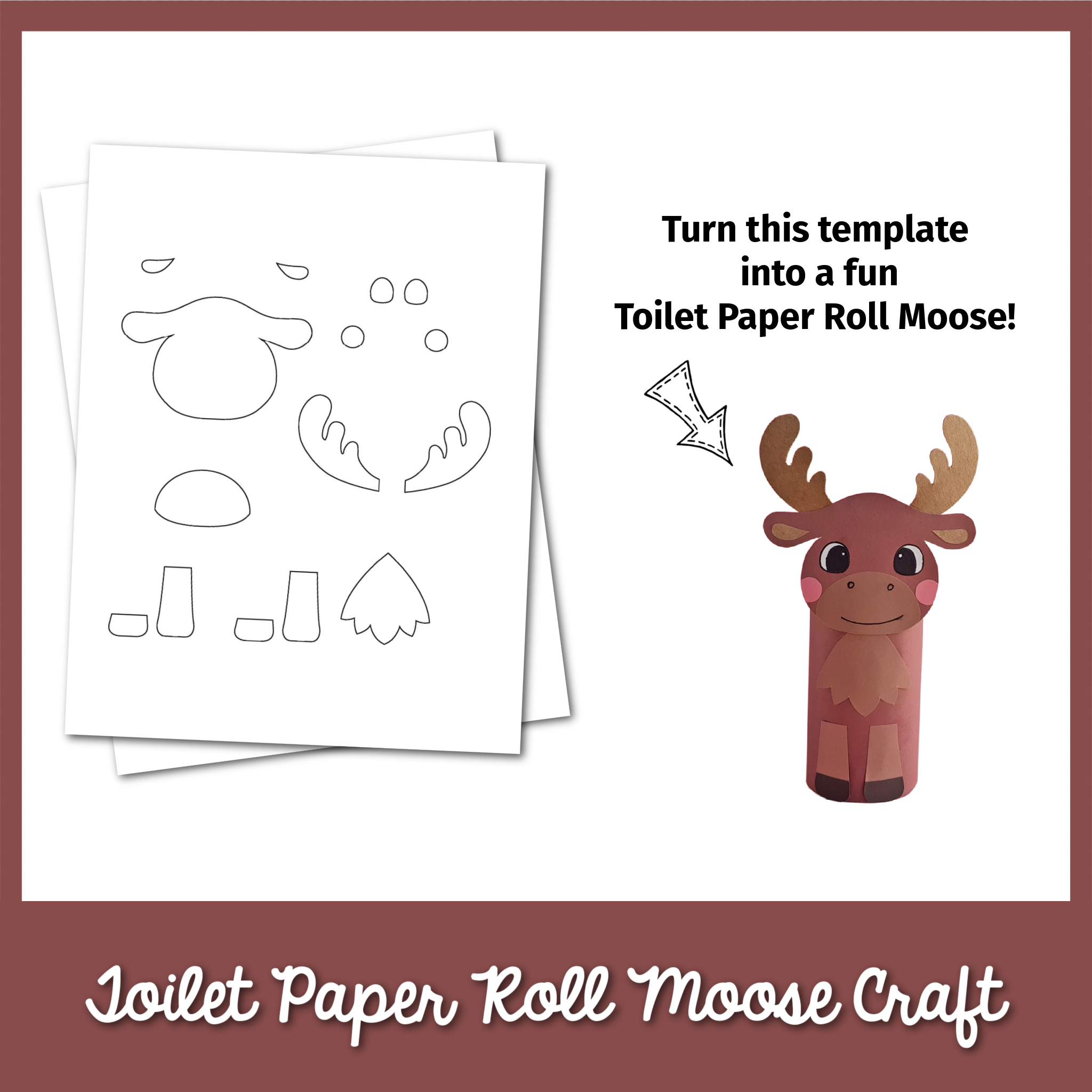 Moose Cut Out Templates