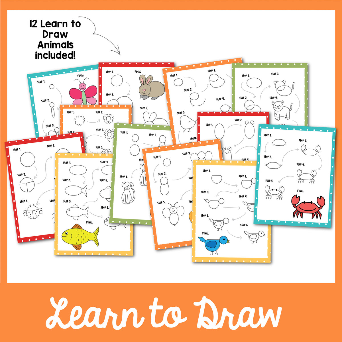 Learn to Draw Animals- Perfect for Kids – MicheleTripple