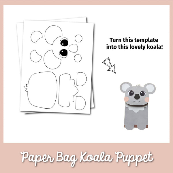 Koala Paper Bag Puppet – MicheleTripple