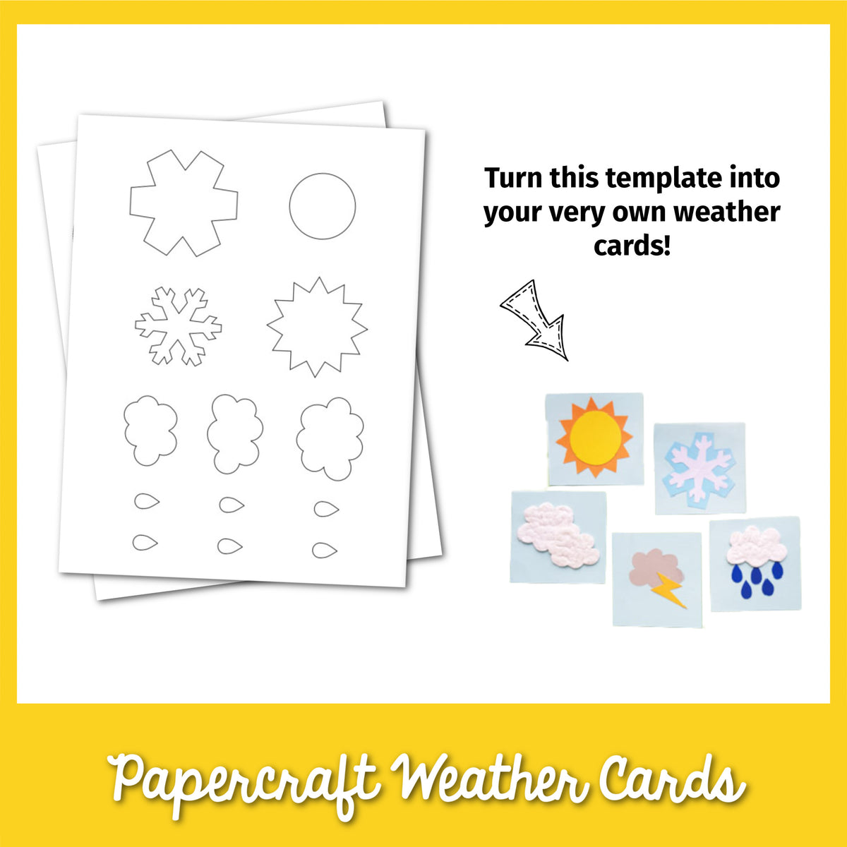 Papercraft Weather Cards – MicheleTripple