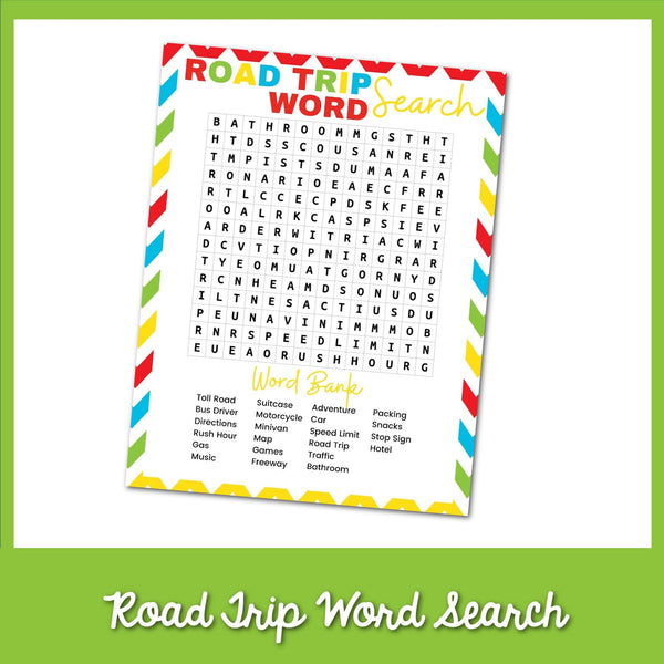 Road Trip Word Search – MicheleTripple