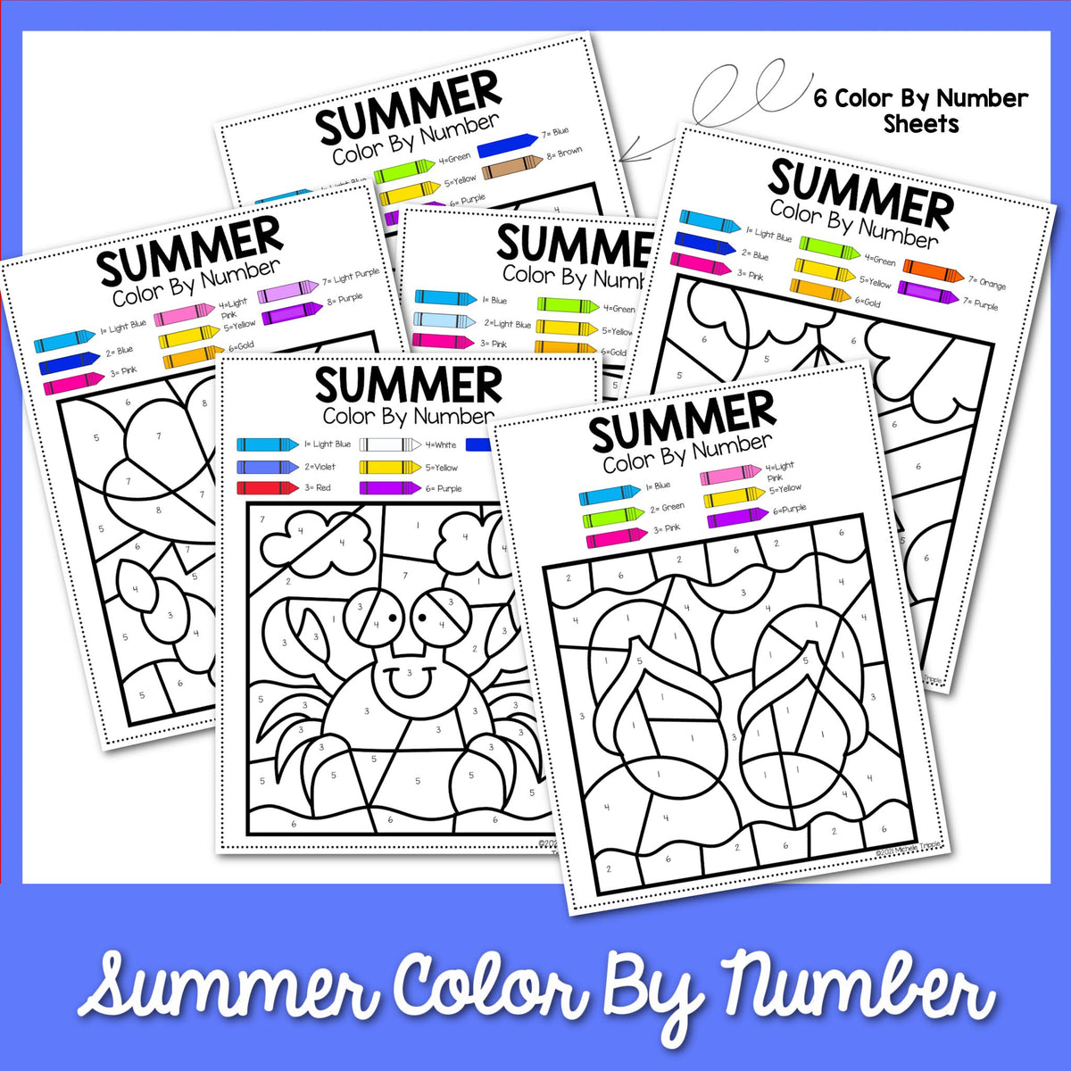 Summer Color by Number – MicheleTripple