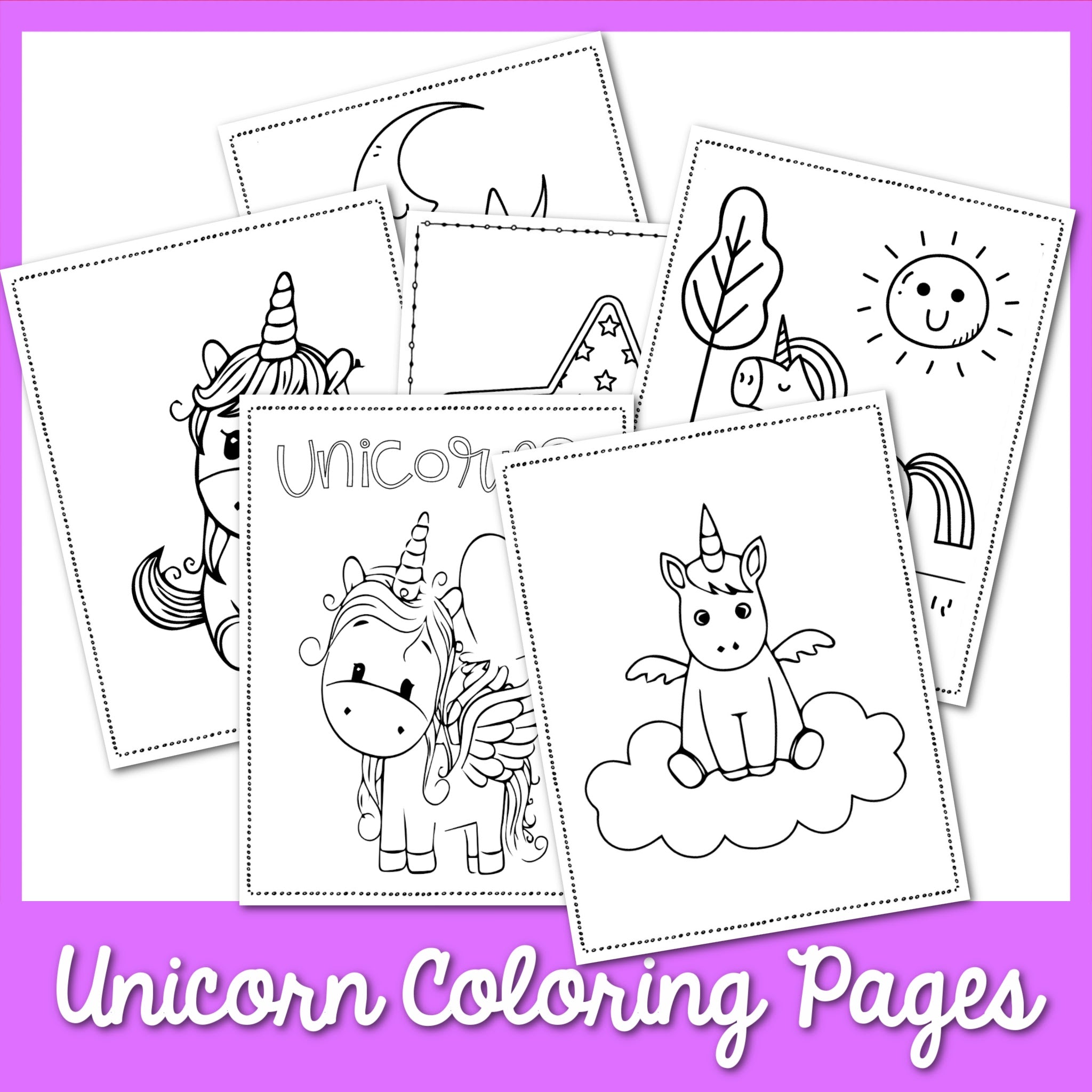 free printable coloring pages unicorns